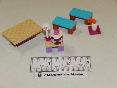 Lego Friends 41102 Advent Calendar 2015 Cake Table Bench Parts Only | eBay