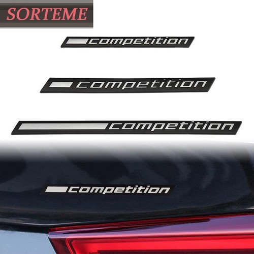 "COMPETITION" Letter Rear Trunk Lid Emblem Badge For New M2 M3 M4 M5 M6 ...