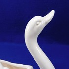 Swan Flat Back Planter White Dept 56 - 10" | eBay