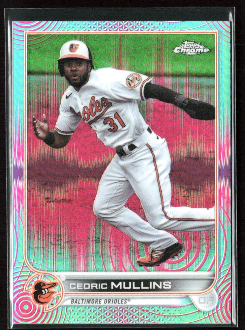 Cedric Mullins 2022 Topps Chrome Refractor Sonic Aqua Refractor /199 ...