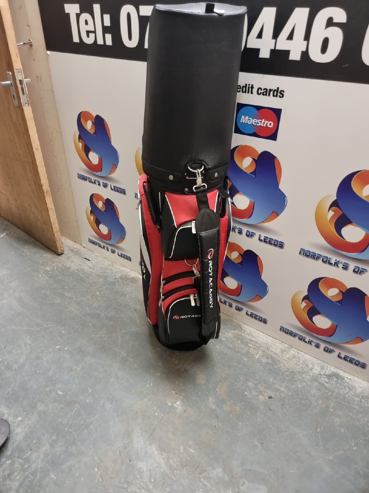 Golf Bag Red Rotorcaddy power caddy ? Brand New M | eBay