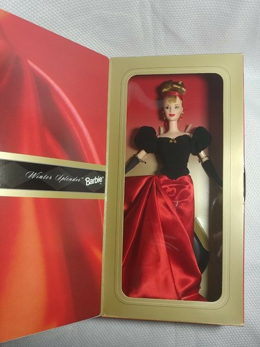 Vintage 1998 Mattel Special Edition Winter Splendor Barbie Doll Avon ...