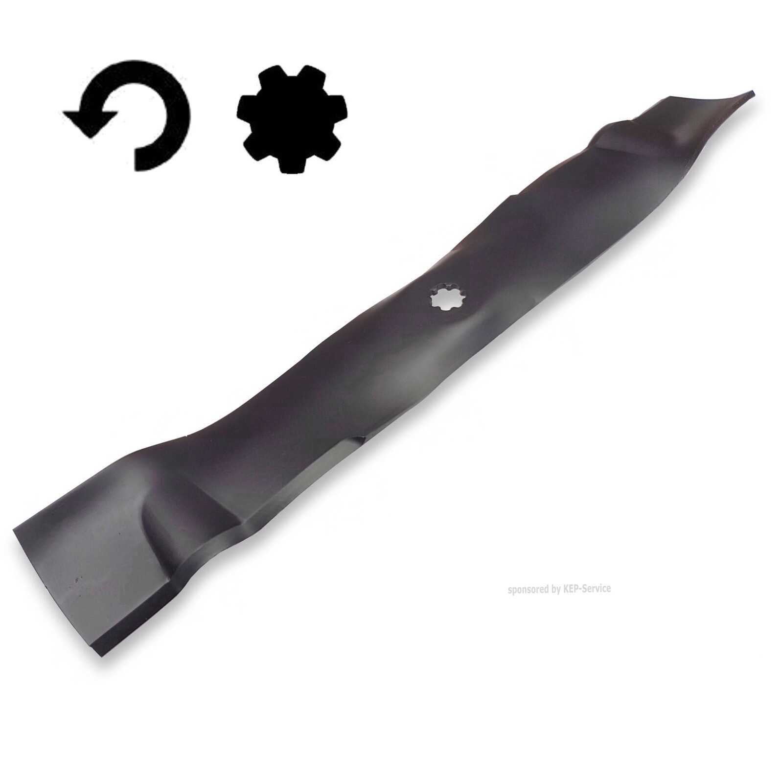 Rasenmähermesser John Deere X130R X155R X166R X350R Sabo 107H cm Flügel ...