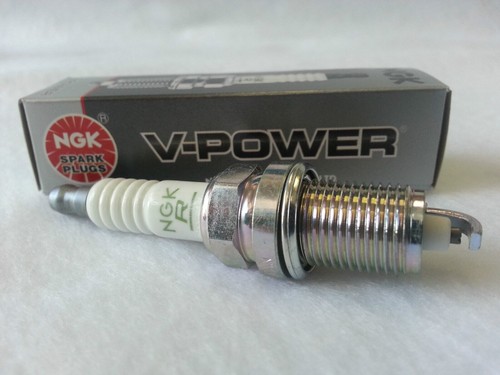 4-New NGK V-Power Copper Spark Plugs BKR4E #4421 Made in Japan | eBay