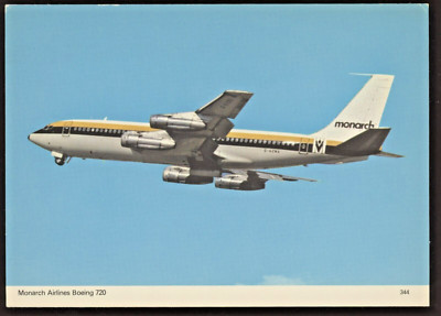 Monarch Airlines Boeing 720 Aircraft Airline Postcard | eBay