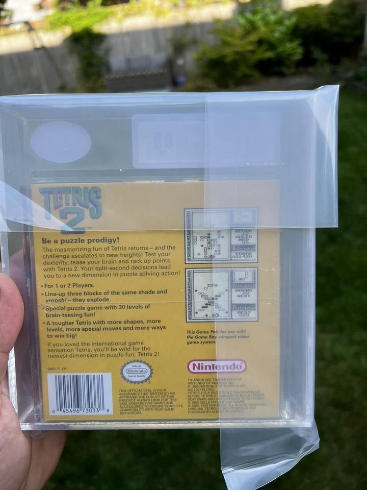 Tetris 2 New Graded UKG 85 (Nintendo Game Boy DMG, 1999) Gameboy Rare ...