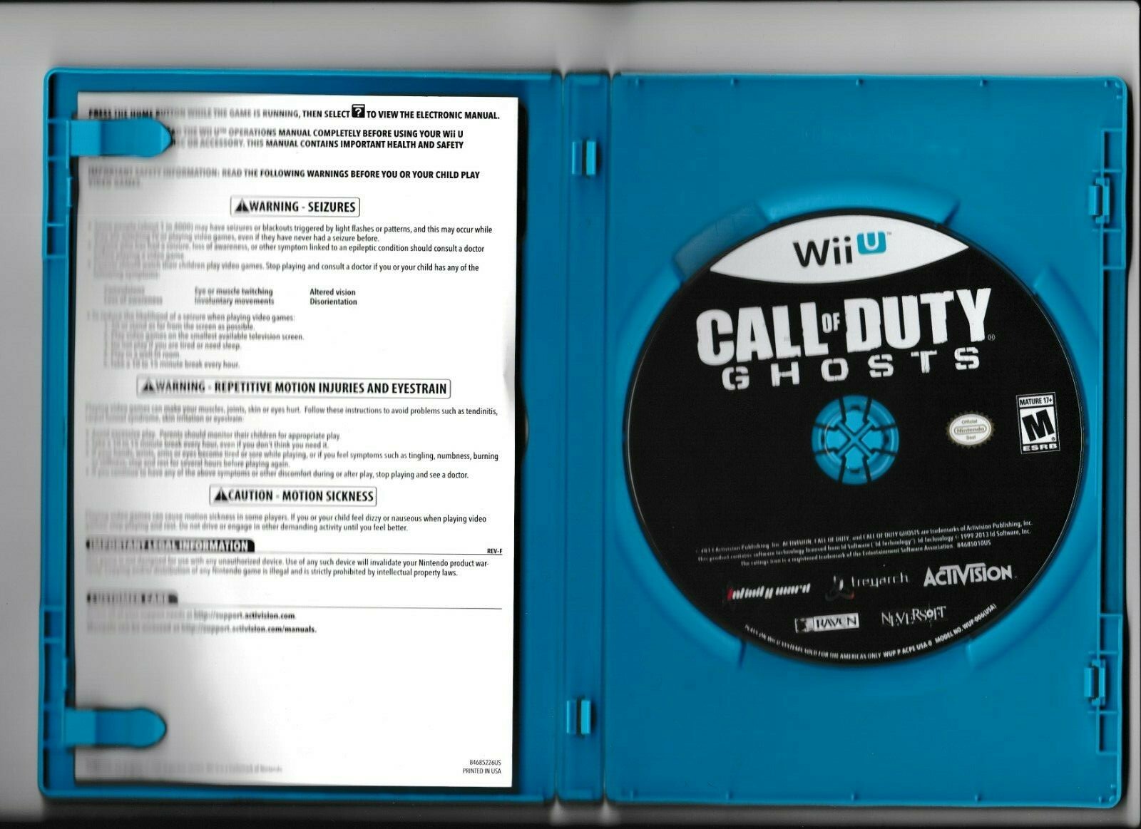 Call of Duty: Ghosts (Nintendo Wii U) - Used Great Shape! Works! - 🔥 | eBay