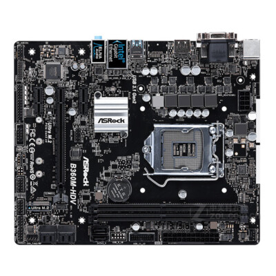 For Asrock B360M-HDV Motherboard LGA 1151 DDR4 Micro ATX 100% Tested | eBay