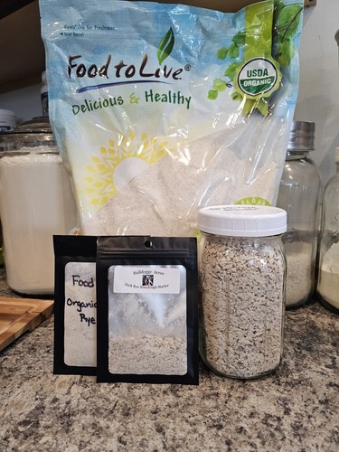 Dark Rye Sourdough Starter And First Feeding Dark Rye Flour | eBay