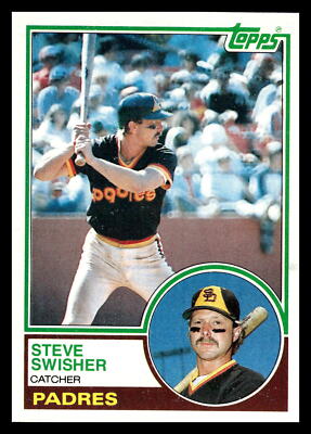 1983 Topps #612 Steve Swisher San Diego Padres Baseball VG/EX | eBay