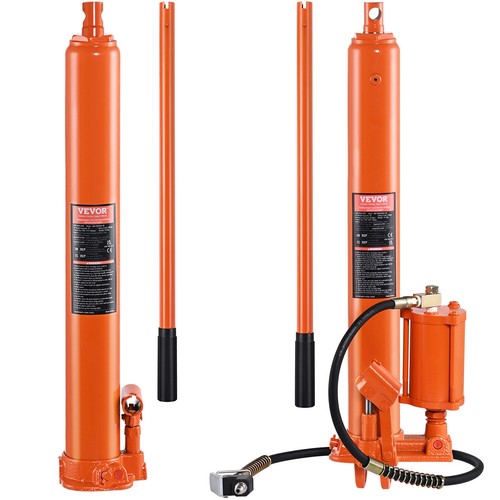 VEVOR Hydraulic Long Ram Jack 3/4/8T Flat/Clevis Base Engine Lift Hoist Cylinder | eBay