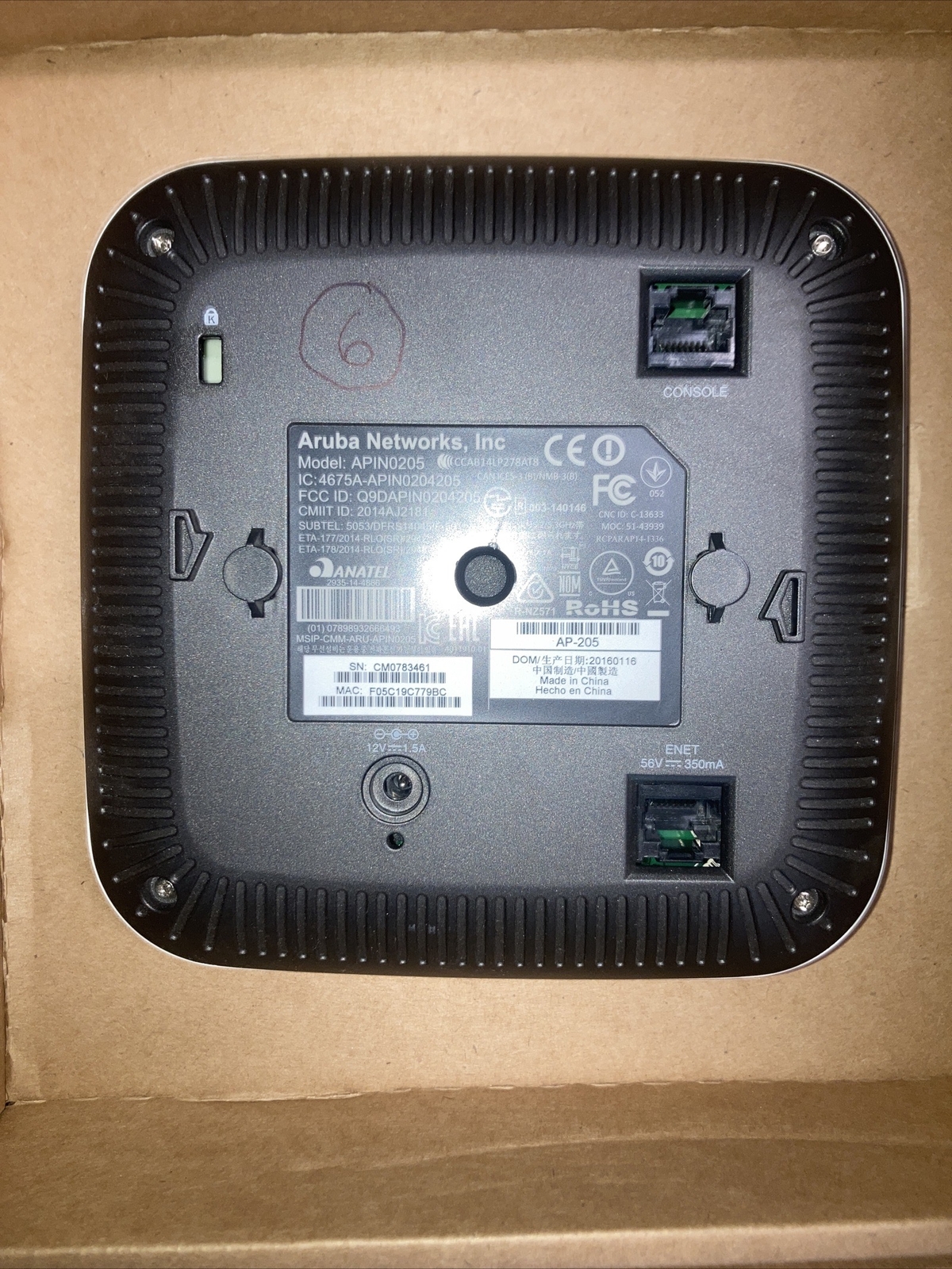 Lot of 13) Aruba Networks 200 APIN0205 IAP-205-US Instant Wireless ...