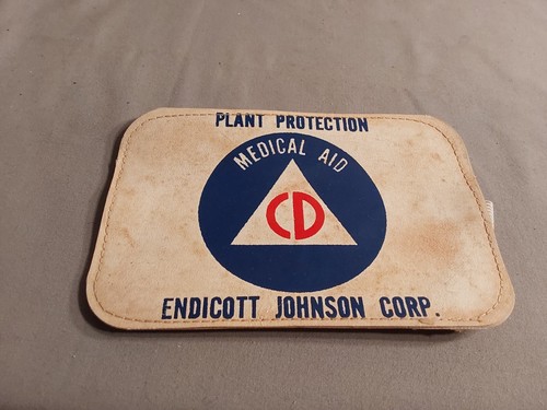 WWII US Home Front Civil Defense CD Medical Plant Protection Endicott Johnson | eBay