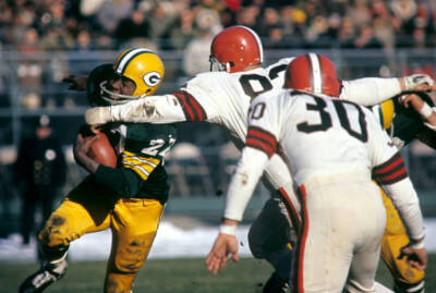 Green Bay Packers Elijah Pitts In Action 1964 Old Football Photo | eBay ...