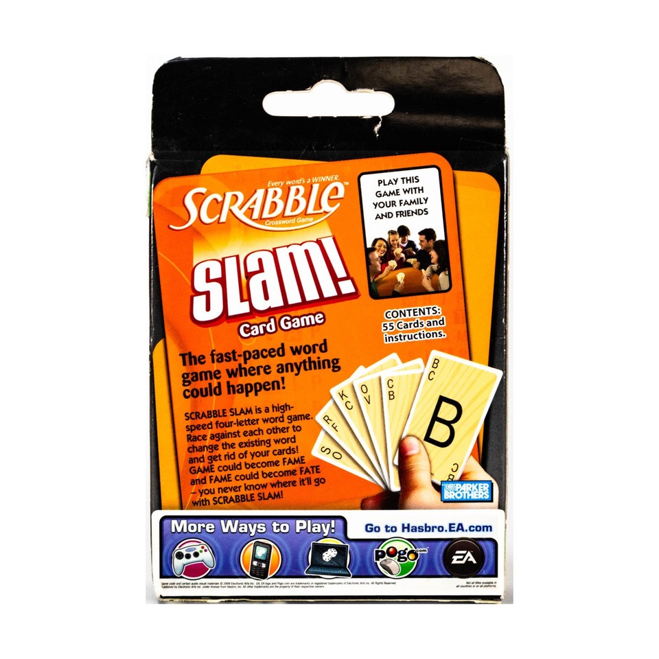 Hasbro Cardgame Scrabble Slam! (2008 Ed) Box VG+/Mint | eBay