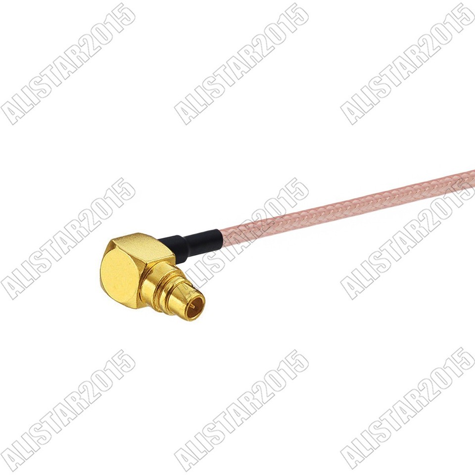 SMA Male Right Angle to MMCX Male RA 90° Connector RF Pigtail RG178 ...