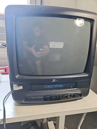 Zenith 13" CRT Color TV VHS VCR Retro Gaming Monitor 🔥 FULLY TESTED 🔥 ...