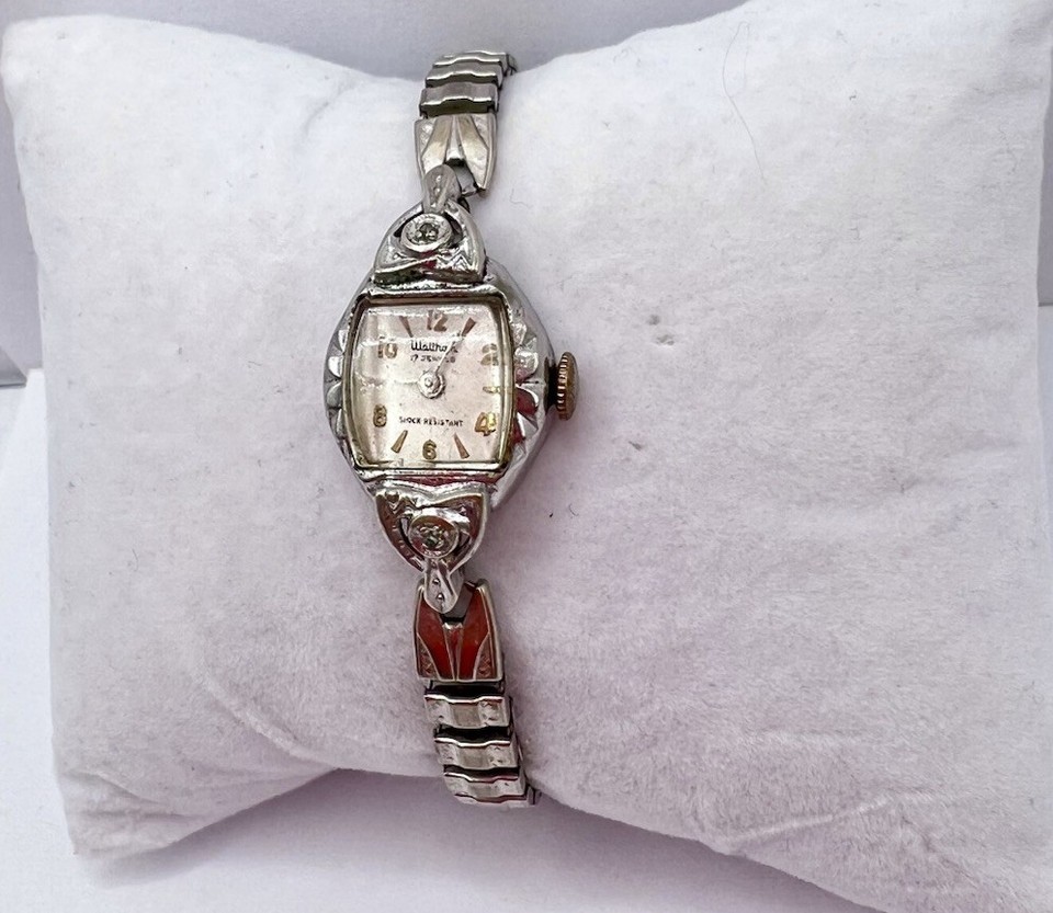 Vintage Waltham Art Deco Bracelet Watch 17 Jewels Sold As is | eBay