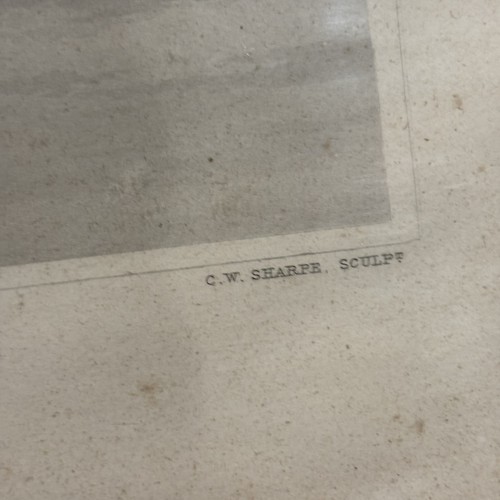 Antique English Ariel The Tempest Engraving Framed Sharpe Townsend 19th ...