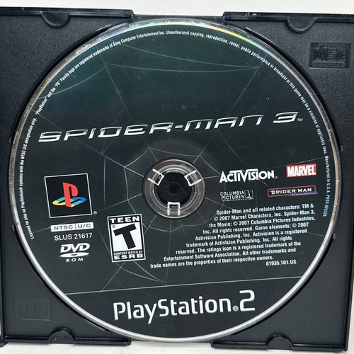 Spider-Man 3 PS2 (Sony PlayStation 2, 2007) Disc Only Tested Working ...