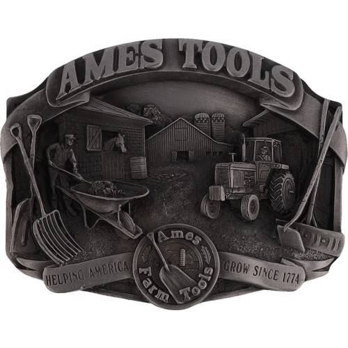 Ames Tools Corn Grower Farm Farming Farmer Agriculture NOS Vintage Belt ...