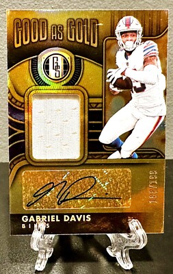 2022 Gold Standard GABRIEL DAVIS Patch Auto #/199 Autograph Gabe🔥 ...