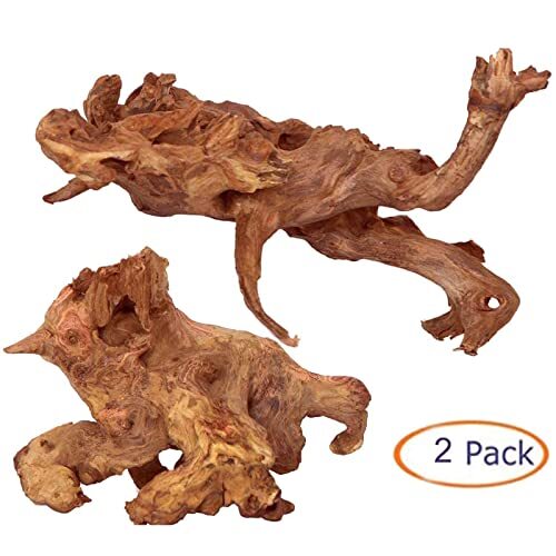 Natural Large Driftwood For Aquarium Decor Reptile Decoration 2 Pieces ...