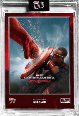 2025 Marvel Topps Now Captain America Brave New World vs Red Hulk SP /8039 | eBay