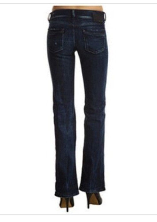 NEW Women's DIESEL "RONHAR" JEANS/PANTS - DARK BLUE WASH - 31x34" - Reg ...