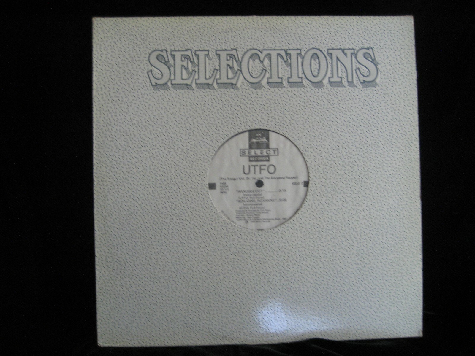 UTFO-Roxanne,Roxanne Full Force White Label 12" Single Record-Album ...