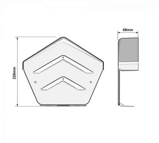 Universal Dry Verge System for Gable / Apex Roof - Tile End Cap & Ridge ...