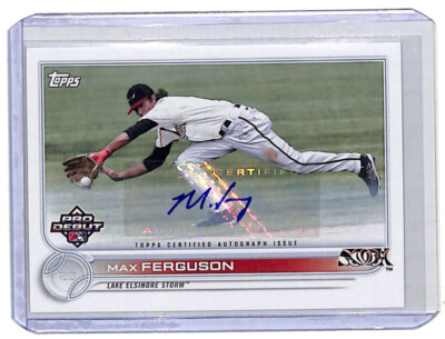 2022 Topps Pro Debut Max Ferguson auto autograph rookie card Padres | eBay