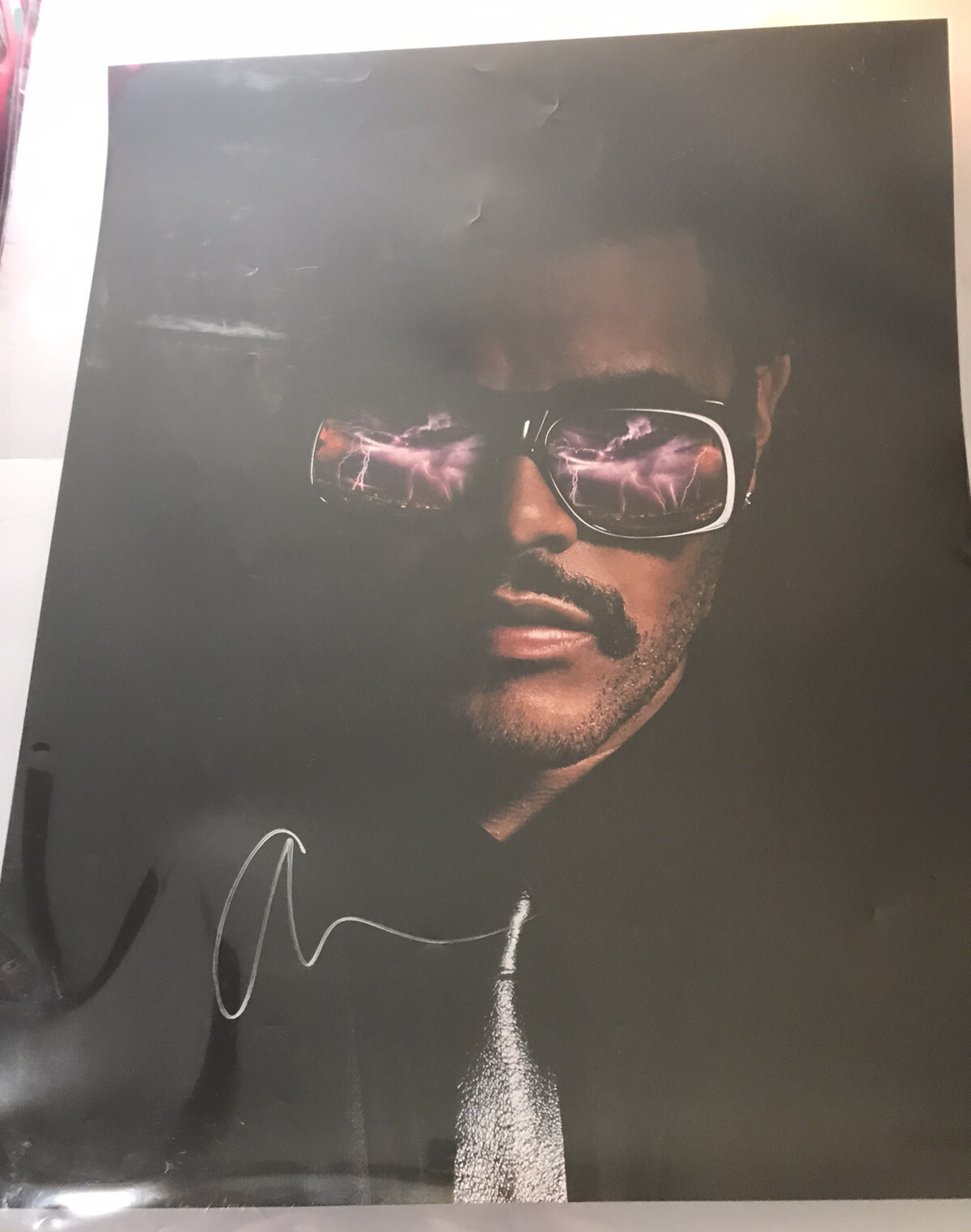 THE WEEKND Signed AFTER HOURS 24x30 Large Poster AUTHENTIC Musician ...
