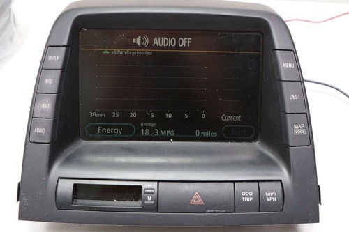 TOYOTA PRIUS Navigation Dash Screen Display Information w/ JBL OEM 2006 ...
