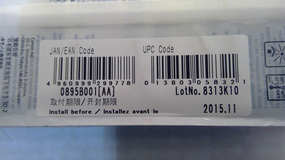 Genuine Canon PFI-102BK iPF500/iPF765 Black Ink Tank 0895B001[AA] | eBay