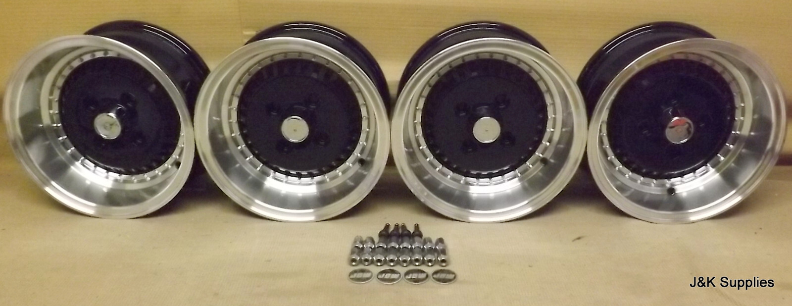 12X6 JBW OS4 ALLOY WHEELS - CAR SET OF 4 - 6x12 -7ET, 4X101.6 - CLASSIC ...