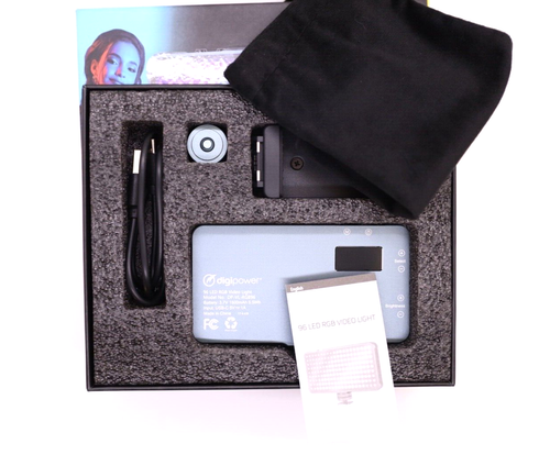 Digipower - Spectrum 96 LED Full Color RGB Video Light for Camera ...