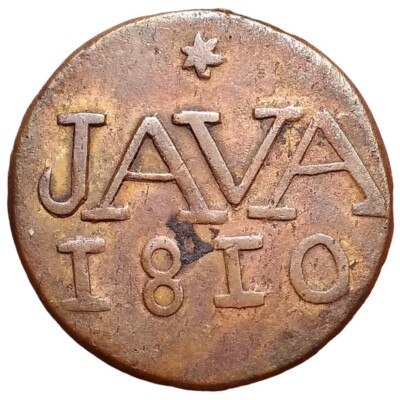 Netherlands East Indies JAVA Duit 1810 Louis Napoleon. KM#223 | eBay