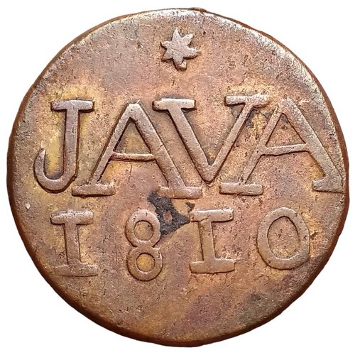Netherlands East Indies JAVA Duit 1810 Louis Napoleon. KM#223 | eBay