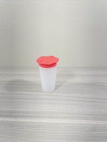 Tupperware Mini Personal Pocket Size Divided Salt Pepper Shaker Red New ...