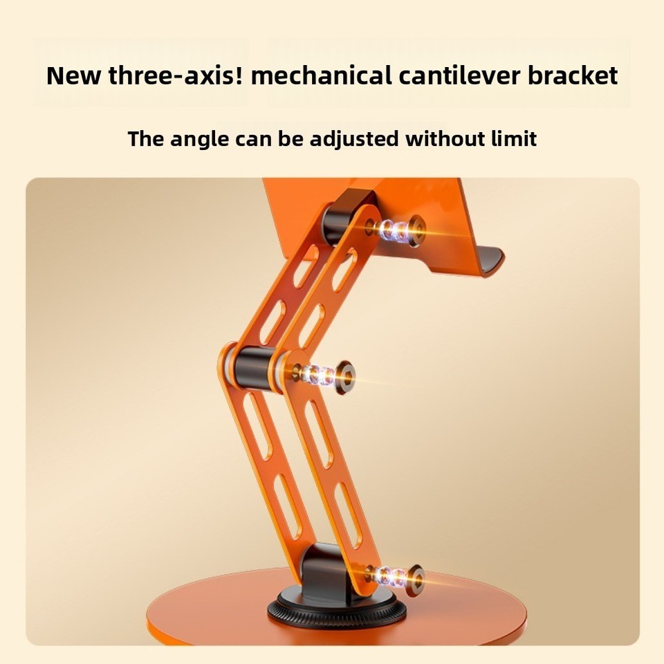 Folding Adjustable Phone Holder Metal Table Cell Phone Stand Mobile ...