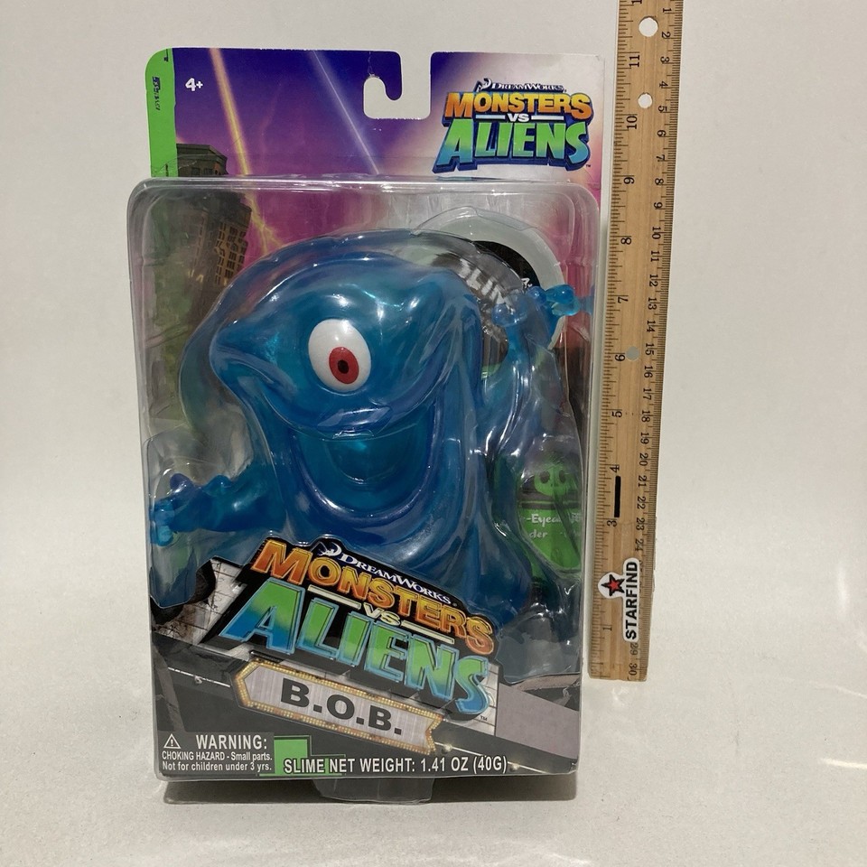 Monsters VS Aliens Bob The Blob B.O.B. Figure & Slime 2009 Dreamworks ...