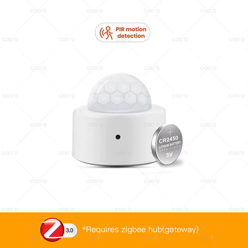 Mini PIR Motion Detector + Bright Lux Light Passive Infrared Security ...