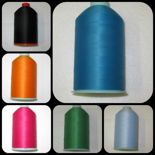 Bulk 80s Polyester Wooly Overlocking Sewing Thread 5000 Metre Cones ...