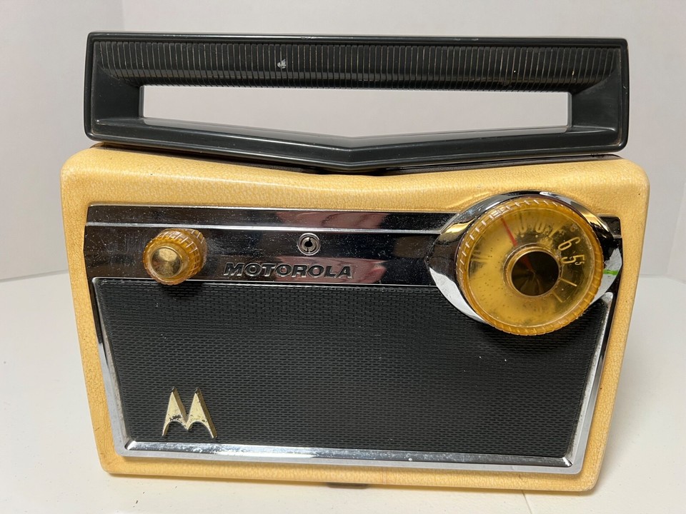 Motorolla 5P33W Vintage Portable Tube Radio | eBay