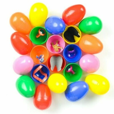 300 Toy Filled Vending & 2" Easter Egg Capsules for Vending Machines ...
