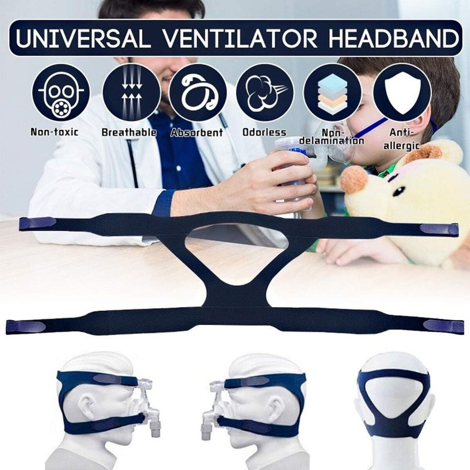 2 Pack Universal CPAP Mask Headgear Strap for ResMed/Philips ...