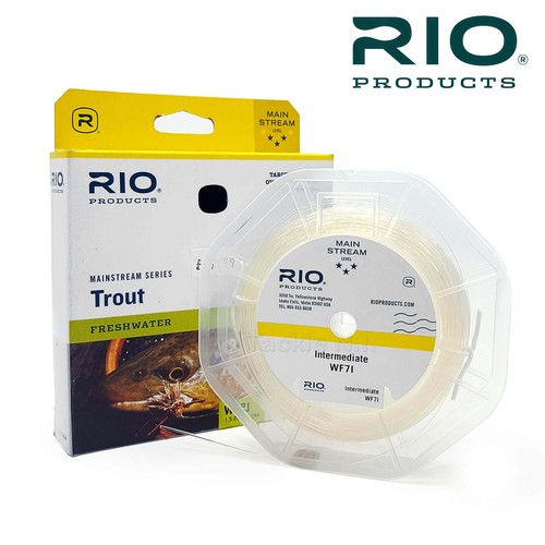 Rio Mainstream Series Trout Freshwater WF Clear Intermediate Fly Line ...