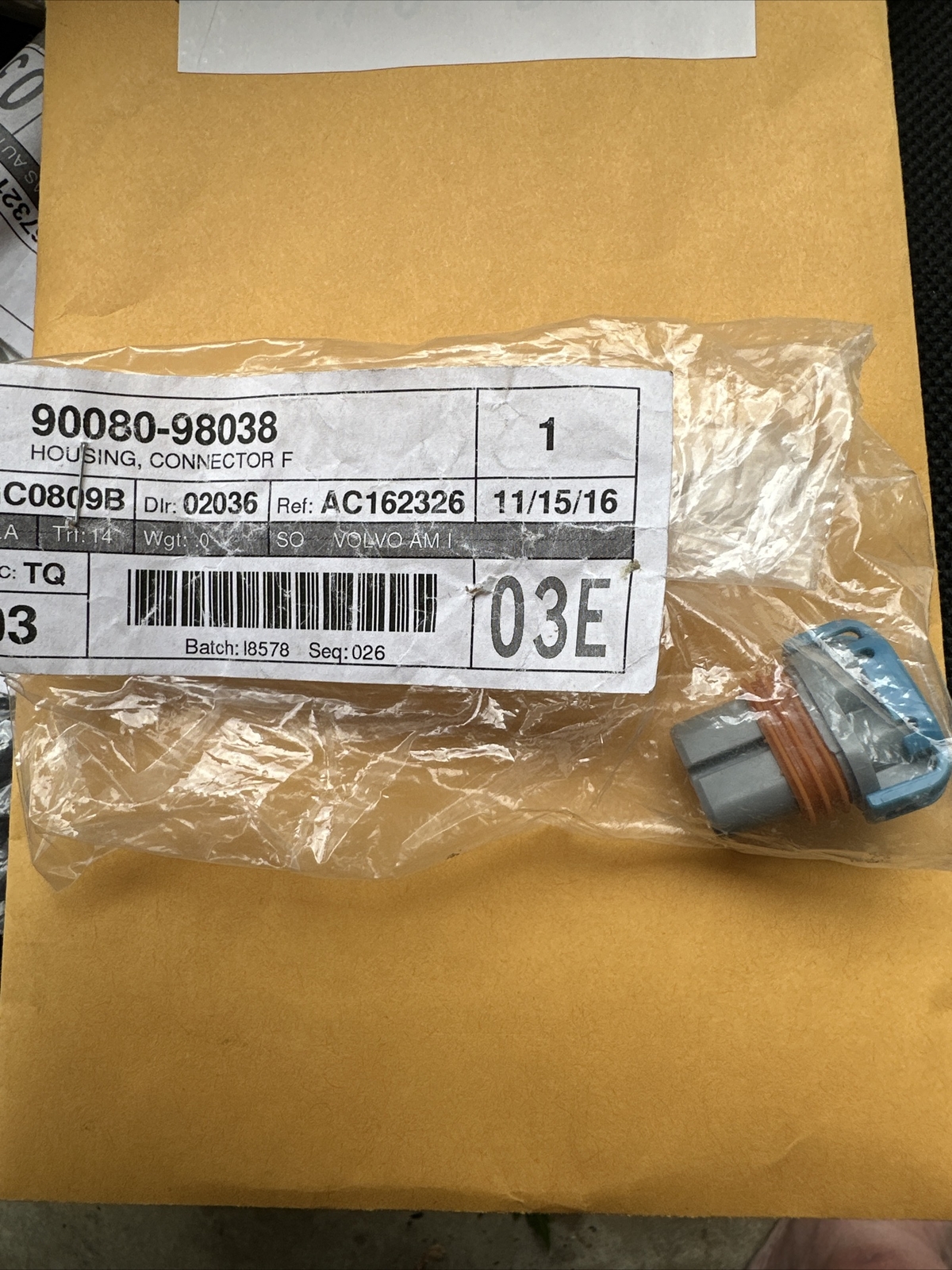 Genuine TOYOTA Housing Connector F 90080-98038 for sale online | eBay