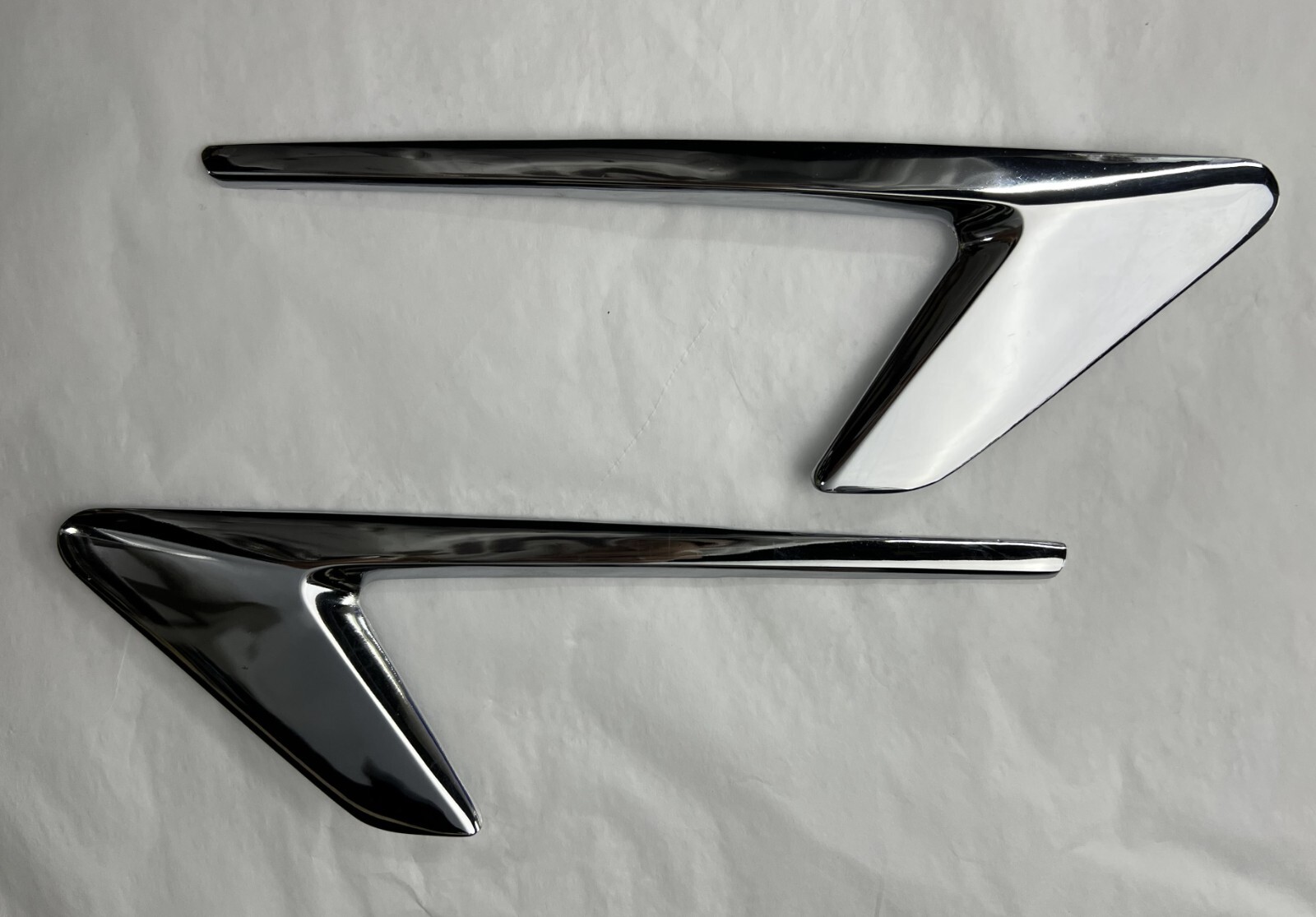 SIDE COVER FLASH set of 2 for YAMAHA AS3 1971 1973 Metal Badge Chrome ...